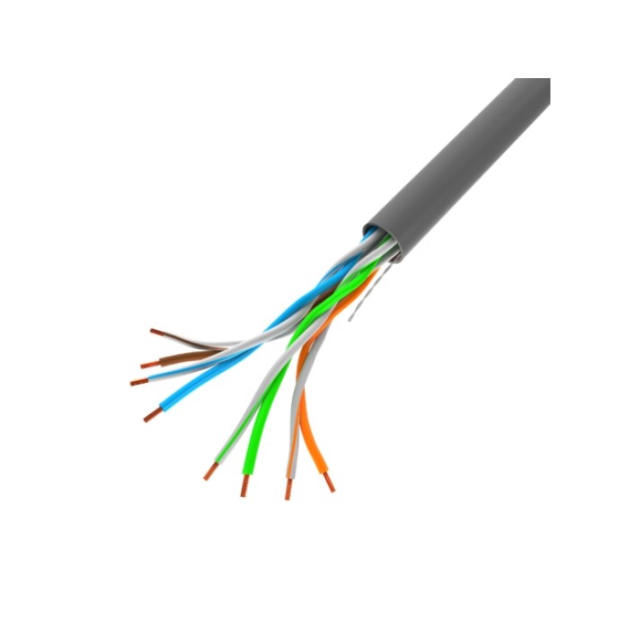 Кабел/преходник Lanberg LAN cable CAT.5E UTP 305m solid CU fluke passed ...